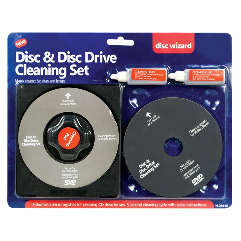 Laser Lens Cleaner Cleaning Kit for PS2 PS3 XBOX 360 BLU RAY DVD CD ...