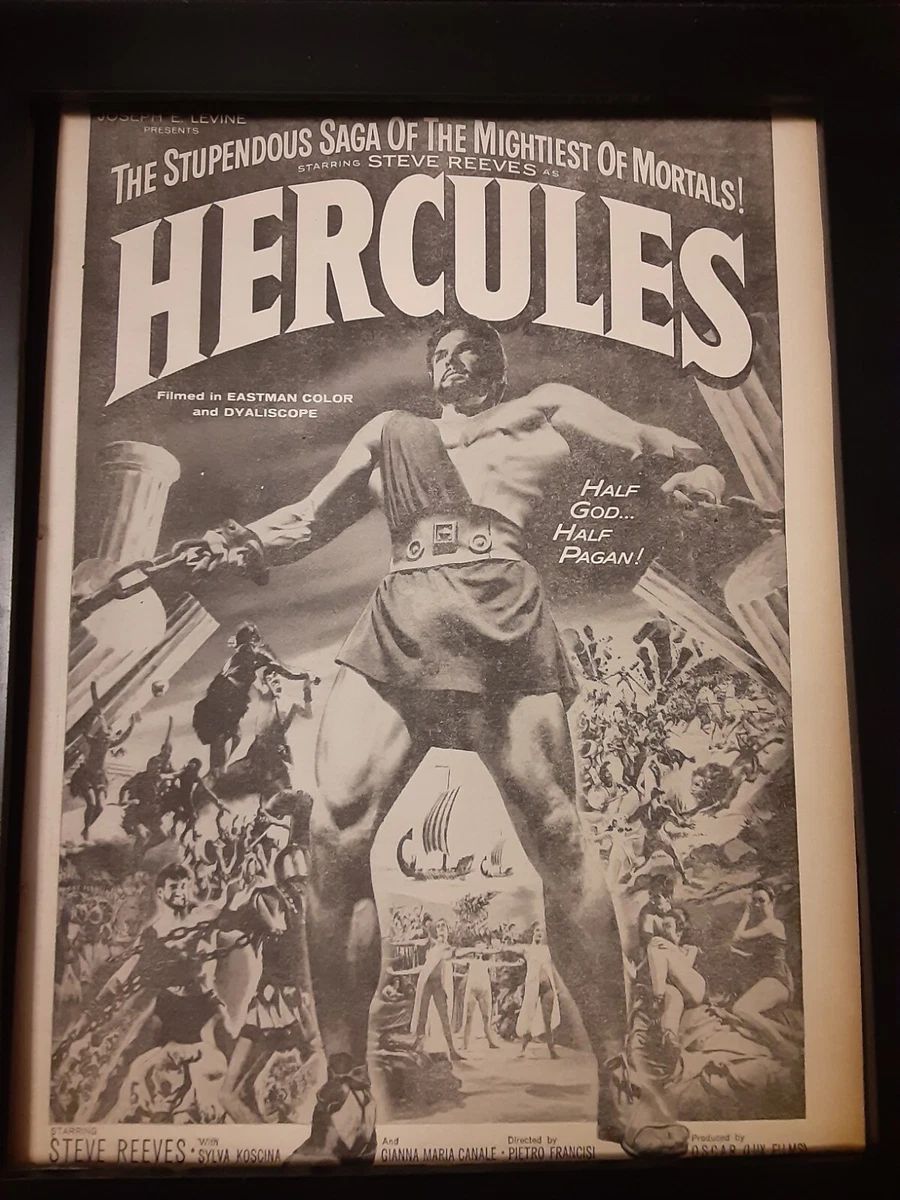 Steve Reeves Hercules Poster