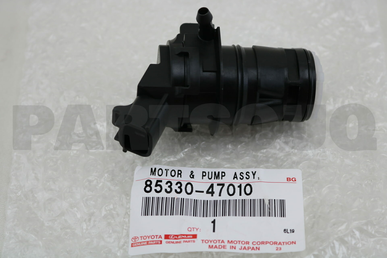 8533047010 Genuine Toyota MOTOR AND PUMP ASSY, WINDSHIELD WASHER 85330 ...