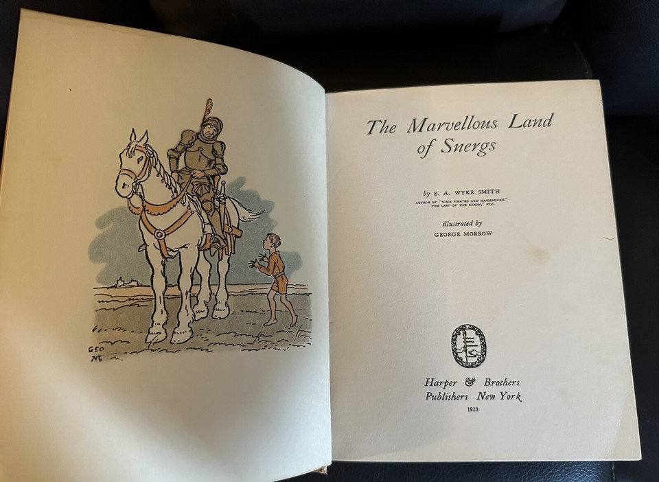 The Marvellous Land Of Snergs 1928 Harper & Brothers Edition Hardcover ...