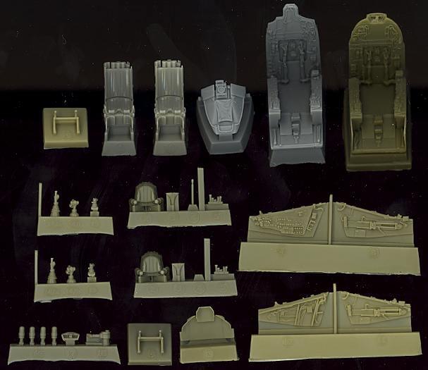 SBS Models 1/48 SUKHOI Su-25 UB/UBK COCKPIT SET Resin & Photo Etch ...