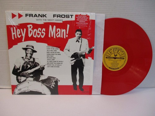 2159: Frank Frost "Hey Boss Man!" Sun PILP 1975 RSD RED VINYL NM/NM | eBay
