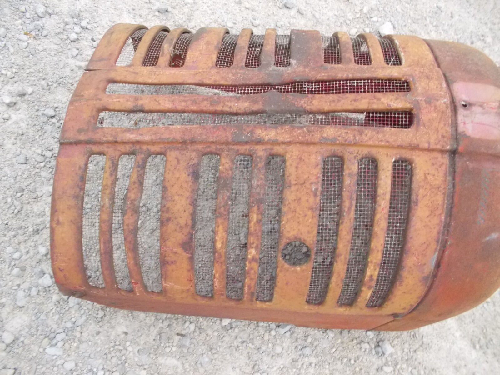 Farmall IH 400 450 Tractor ORIGINAL front nose cone grill w/ screen | eBay