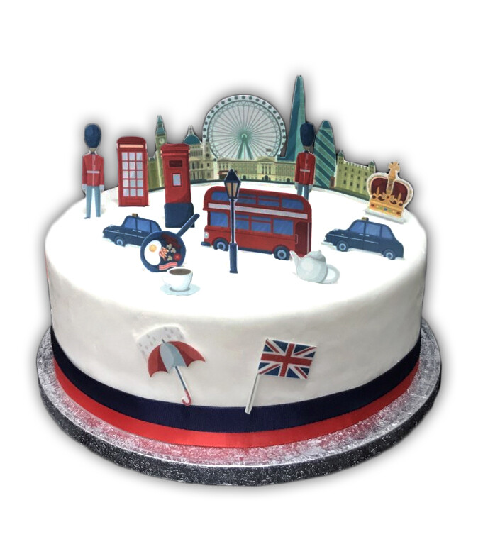 City of London Stand Up Cake Scene Edible | Grelly UK