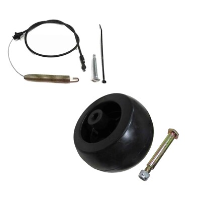 532133957 Deck Wheel + 175067 Deck Clutch Cable for Craftsman/Poulan ...