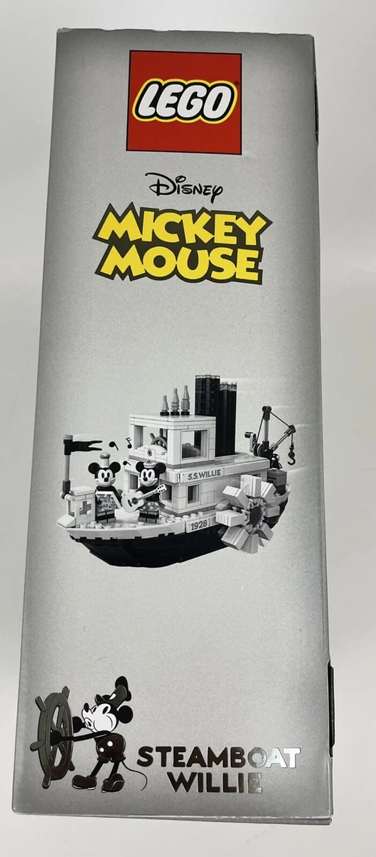 LEGO Ideas Disney Steamboat Willie Building Kit 751 Pieces, 54% OFF