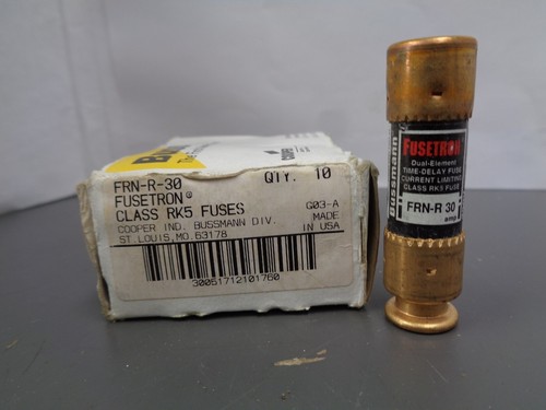 New Lot Bussmann FRN-R-30 Amp Fuses Class RK5 250 Volt NIB | eBay