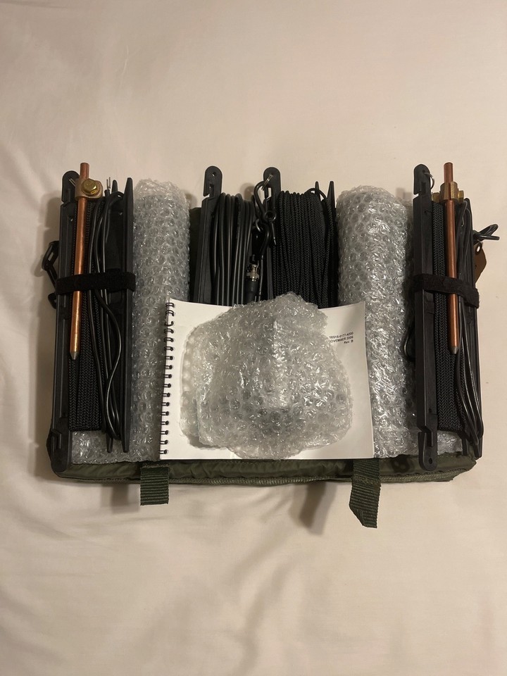 HARRIS RF-1944 BROADBAND INVERTED VEE HF ANTENNA 1.6-30MHZ 150 WATT NEW ...