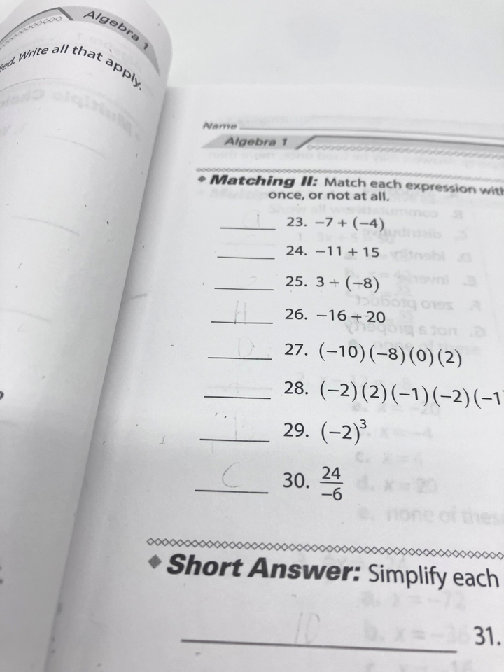 Abeka Algebra 1 Student/Teacher Curriculum 2nd Edition 5 Books ...