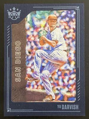Yu Darvish 2021 Panini Diamond Kings Baseball Framed Blue San Diego ...