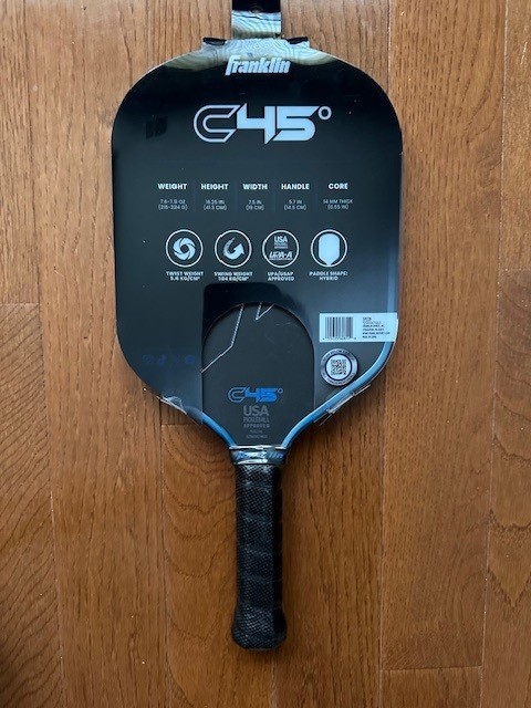Franklin C45 Series Carbon Fiber 14mm Hybrid pickleball paddle - NEW | eBay