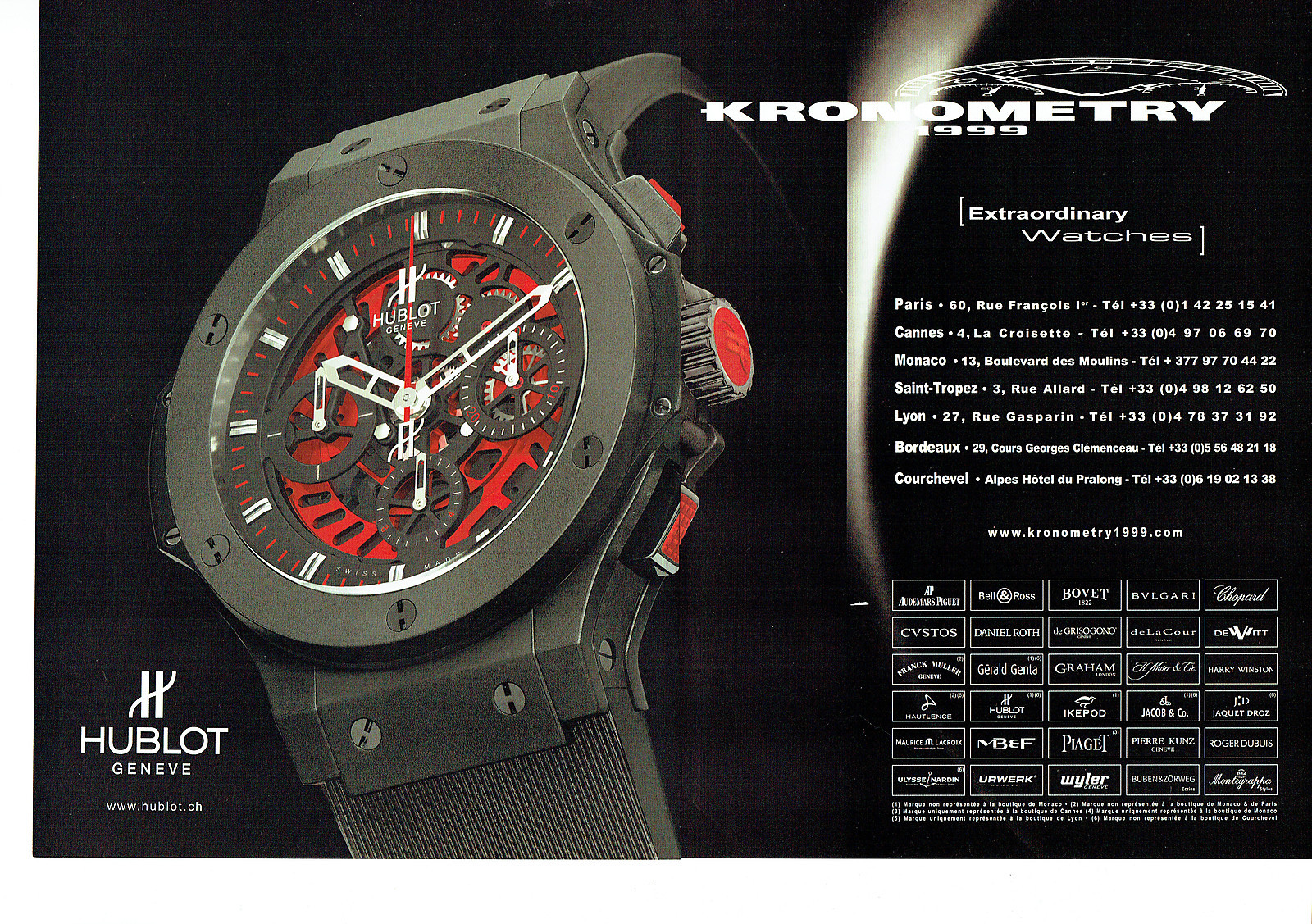 Publicité Advertising 088 2009 montre Hublot Kronometry (2pag) | eBay