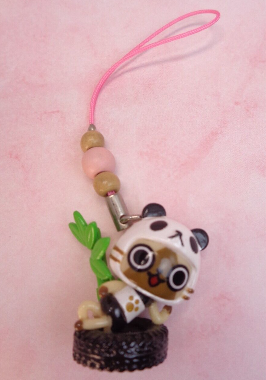 Airou Palico Felyne Tan Kobe Panda Figure Keychain Charm Strap Monster ...