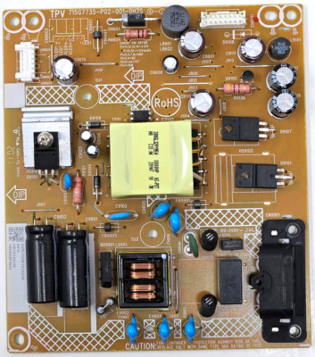 Insignia LCD TV TPV 715G7735-P02-001-0H2S 2019 Main Board Power Supply ...