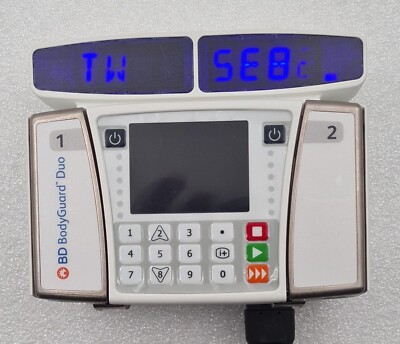 CME Caesarea BD BodyGuard Duo 2-Channel Vet Infusion PUMP 999-903BEN W ...