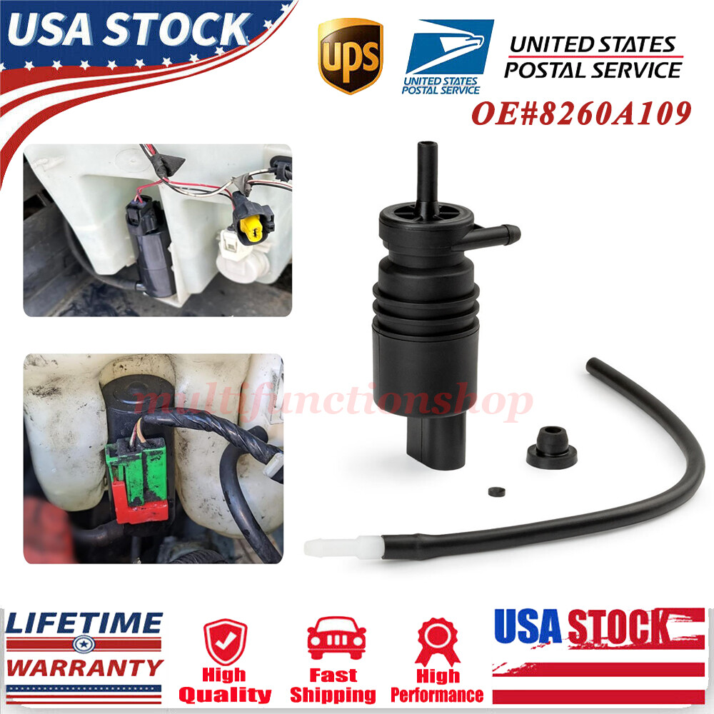 Windshield Washer Pump Wiper Motor for Mitsubishi Lancer 2.0 2.4L 08-15 ...