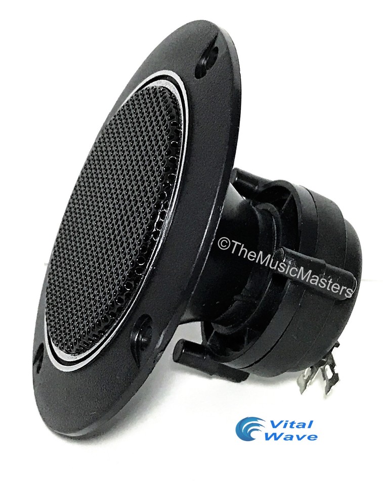 Pair 4" inch Flush Mount Round Super Horn TWEETER Speakers Car Audio ...