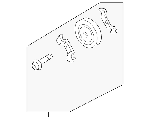 Genuine Hyundai Serpentine Idler Pulley 25286-37100 | eBay
