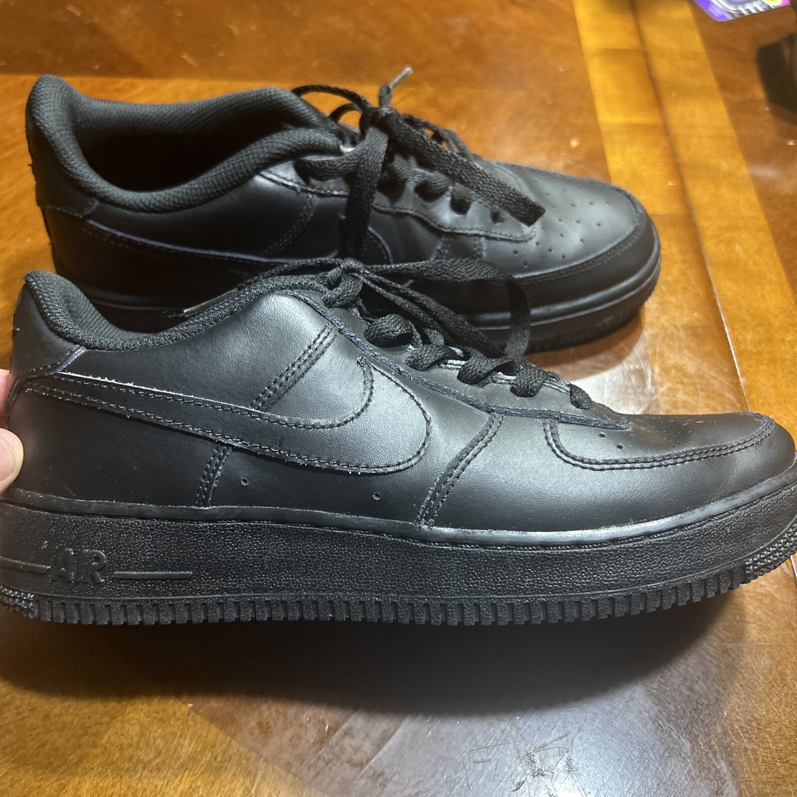 Size 7 - Nike Air Force 1 '07 Low Triple Black 194500874640 | eBay