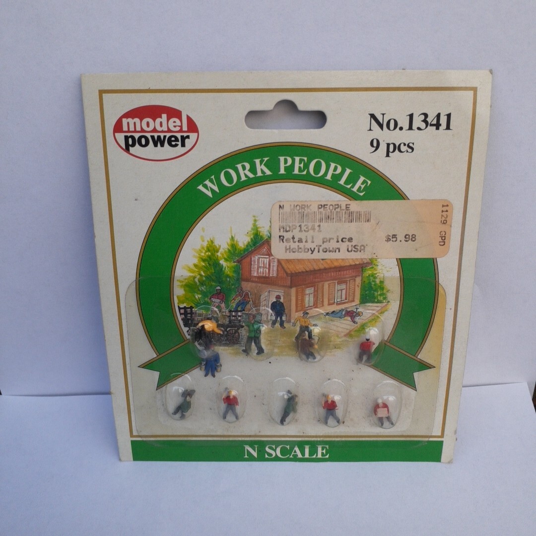 Model Power N SCALE Work People Item #1341 NIB NOS | eBay