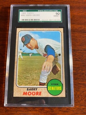 1968 Topps #462 Barry Moore. SGC 92 NRMT/MINT+ | eBay