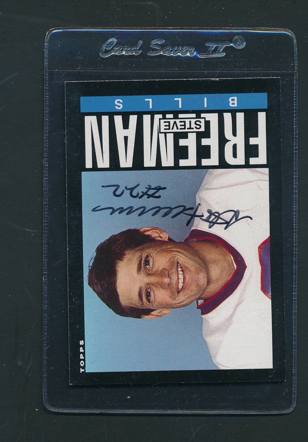 1985 Topps #203 Steve Freeman Bills Signed Auto *B3544 | eBay