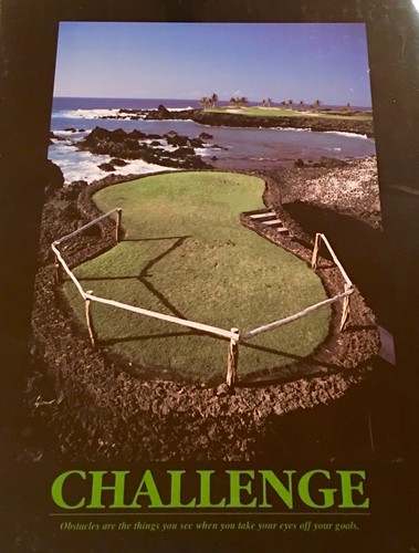 CHALLENGE Motivational Inspirational Art Wall Poster 8x10 Print NIP | eBay