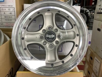 WORK EQUIP 40 Wheels SILVER 15x8.0J -3 4Hx114.3 set of 1 NEW!!! | eBay