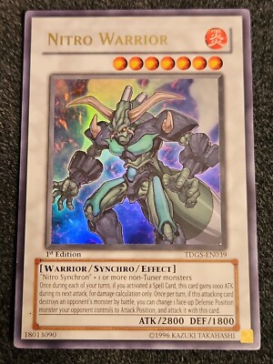 Yugioh! LP Nitro Warrior - TDGS-EN039 - Ultra Rare - 1st Edition Lightly Played, | eBay