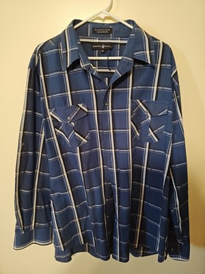 beverly hills polo club button up shirt Blue 3X | eBay