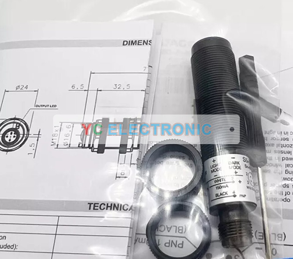 1PCS New FIT For Optoelectronic switch S5-5-D50-92 sensor 10-30VDC ...