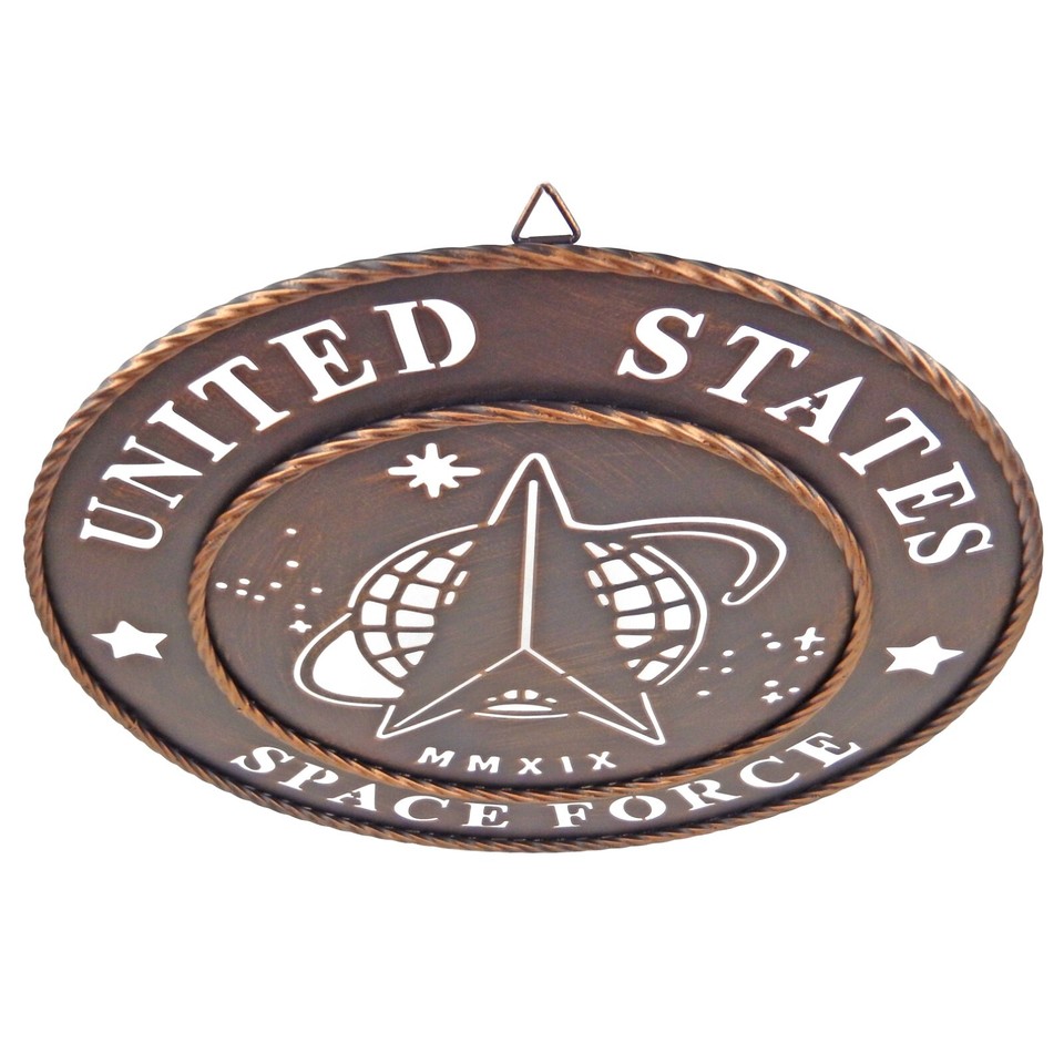 Metal United States Military Wall Decor Signs All Branches Brushed ...
