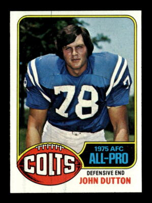 1976 Topps #130 John Dutton Baltimore Colts EX-MT Football Card *E663 ...