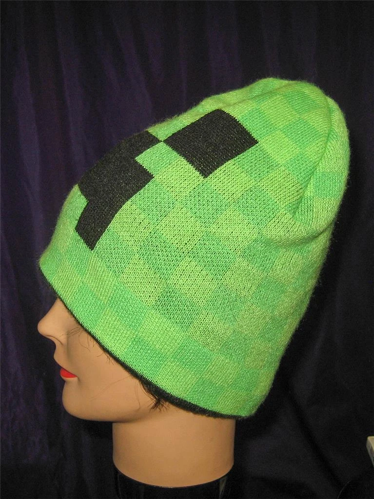 Creeper Face Minecraft Wool