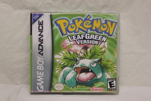 Pokemon: Leaf Green Version (Game Boy Advance, 2004) GBA in Case F3B9 ...