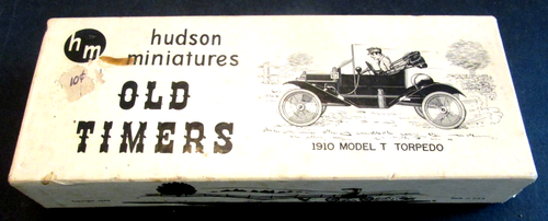 VTG 1949 Hudson Miniatures Old Timers 1910 Model T Torpedo Model Kit | eBay