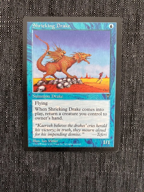 [1x] Shrieking Drake [x1] Visions Near Mint, English MTG Magic | eBay
