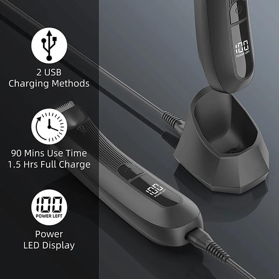 Manscape Groin Hair Trimmer for Men's Electric Ball Trimmer Wet/Dry ...