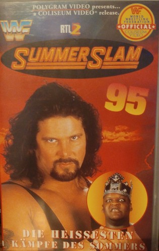WWE*WWF SummerSlam 95 KOMPLETT inkl. Werbeflyer & Bestellkarte PPV RAW ...