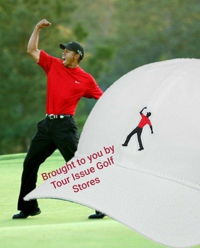 Tiger Woods Sunday Red Shirt Fist Pump Hat Rare Limited Edition New in ...