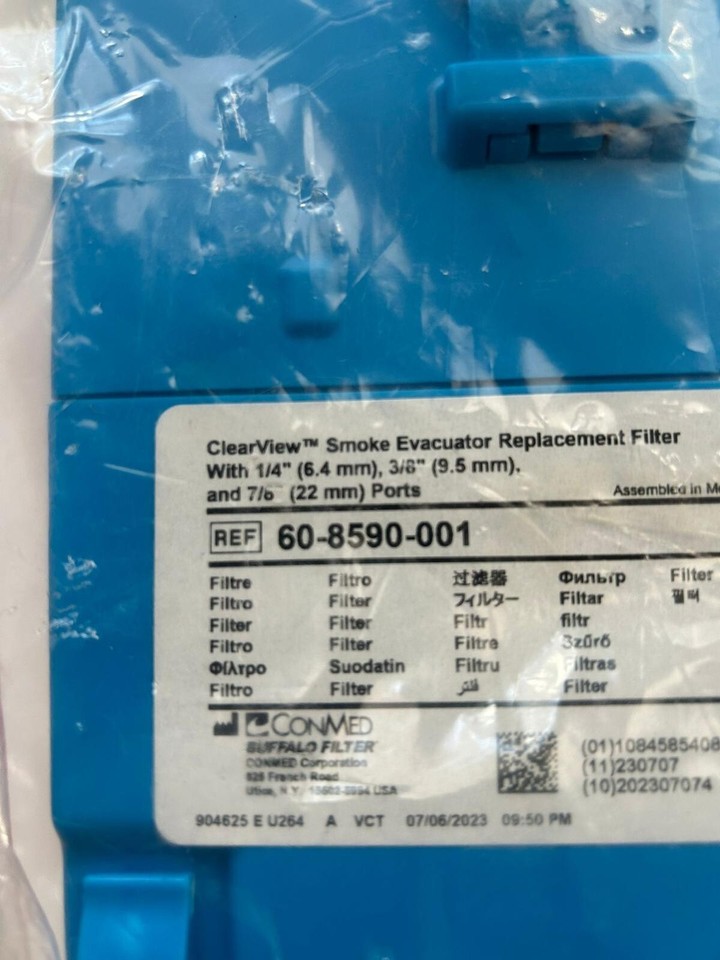 conmed clearview smoke evacuator Filter | eBay
