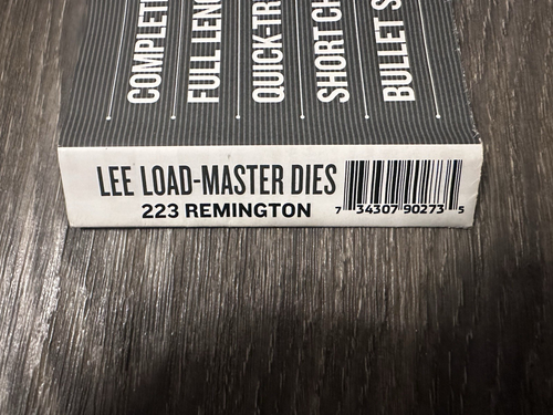 Lee 90273 Master Rifle 4-Die Set - 223 Remington | eBay