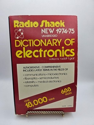 Radio Shack 1974-75 Dictionary of Electronics 4th Edition Second ...