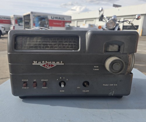 Vintage National SW-54 Shortwave Ham Tube Radio Receiver - Works! | eBay