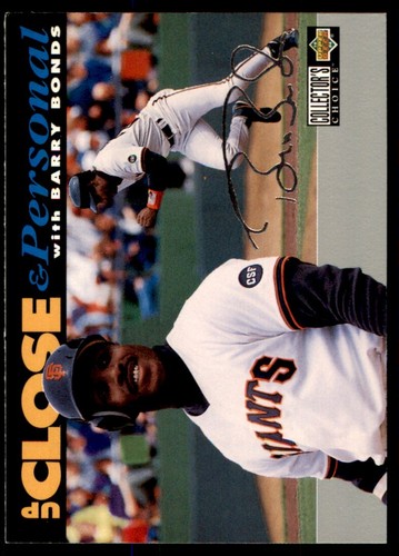 1994 Collector's Choice Silver Signature #632 Barry Bonds San Francisco ...