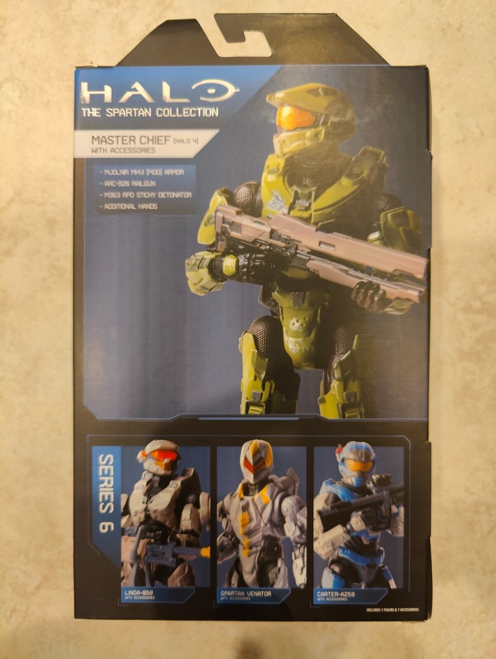 Jazwares Halo The Spartan Collection Master Chief Halo 4 BRAND New WAVE ...