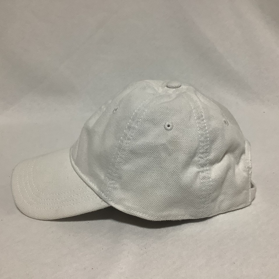 Men’s Vintage Lacoste 6 Panel Cap White Size L Adjustable Alligator | eBay