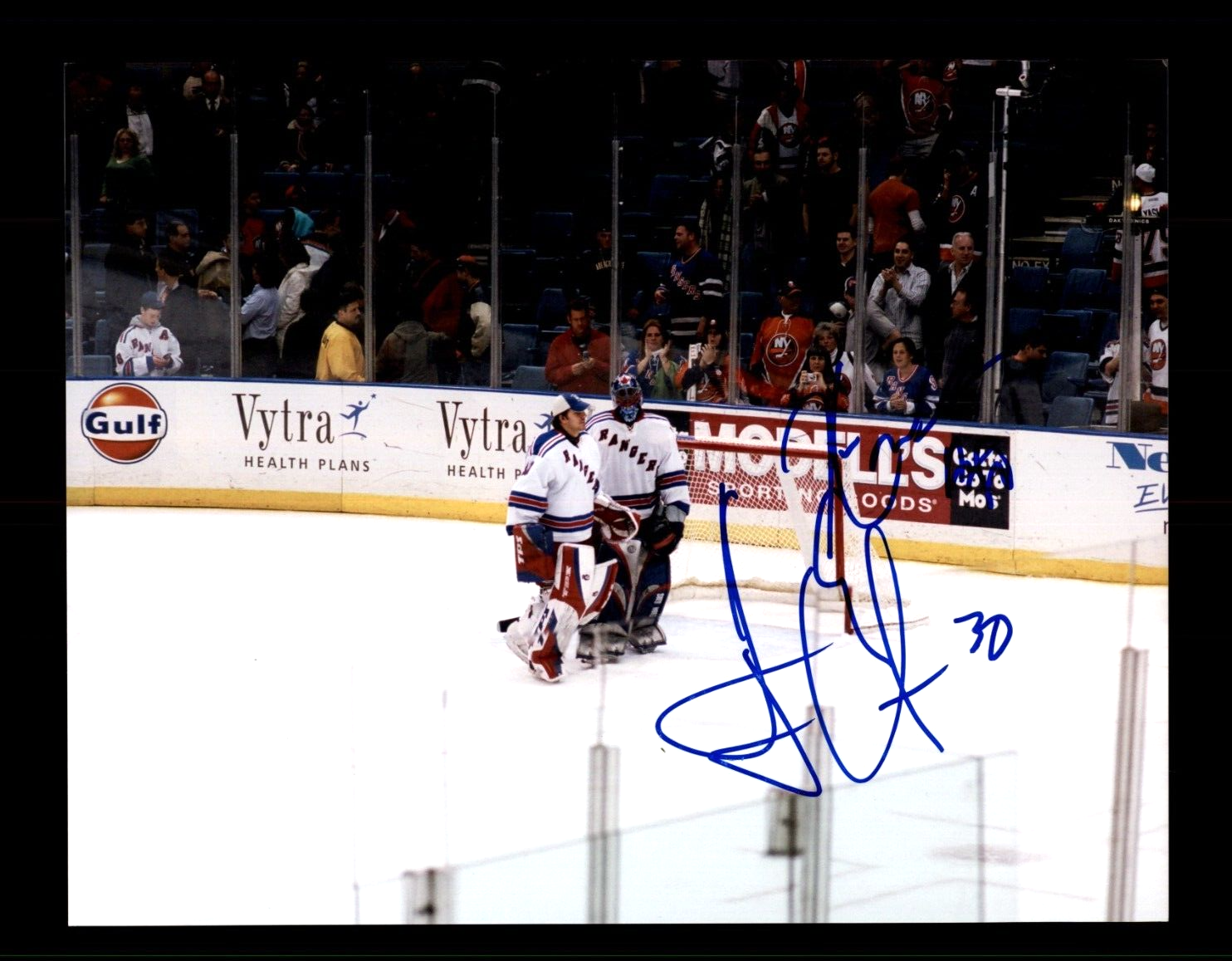 Henrik Lundqvist & Kevin Weekes Dual Signed New York Rangers 8x10 ...