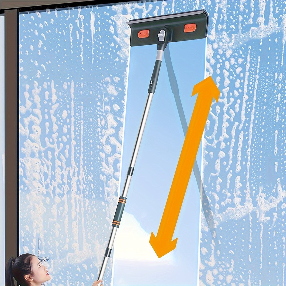 Telescopic Window Washing Reach Window Washing Kit Window Squeegee ...