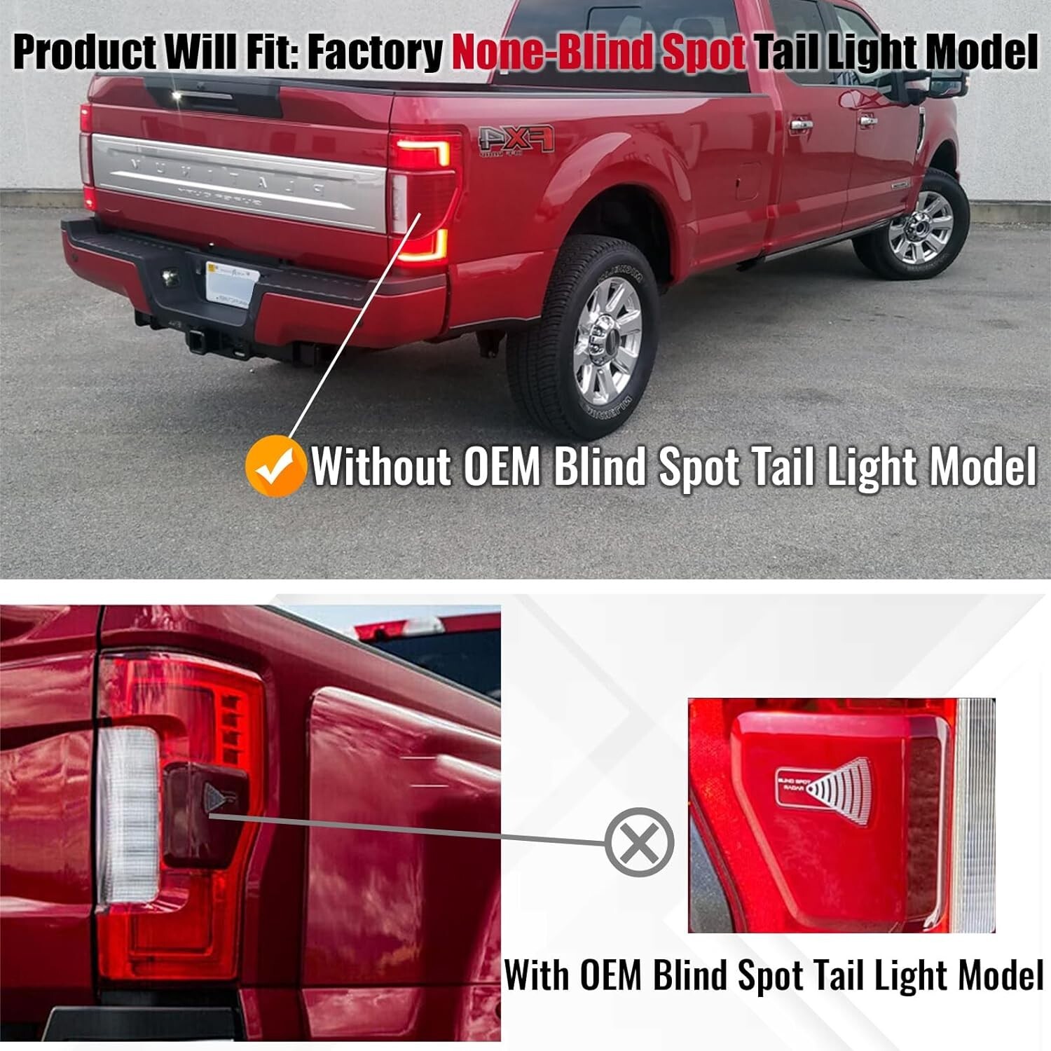 2020 - 2022 Ford F-250 F-350 F-450 Right Passenger Side LED Tail Light ...